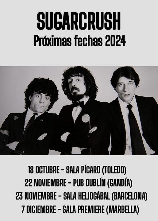 SUGACRUSH ANUNCIA SU GIRA DE OTOÑO 2024 - revistaindie.com
