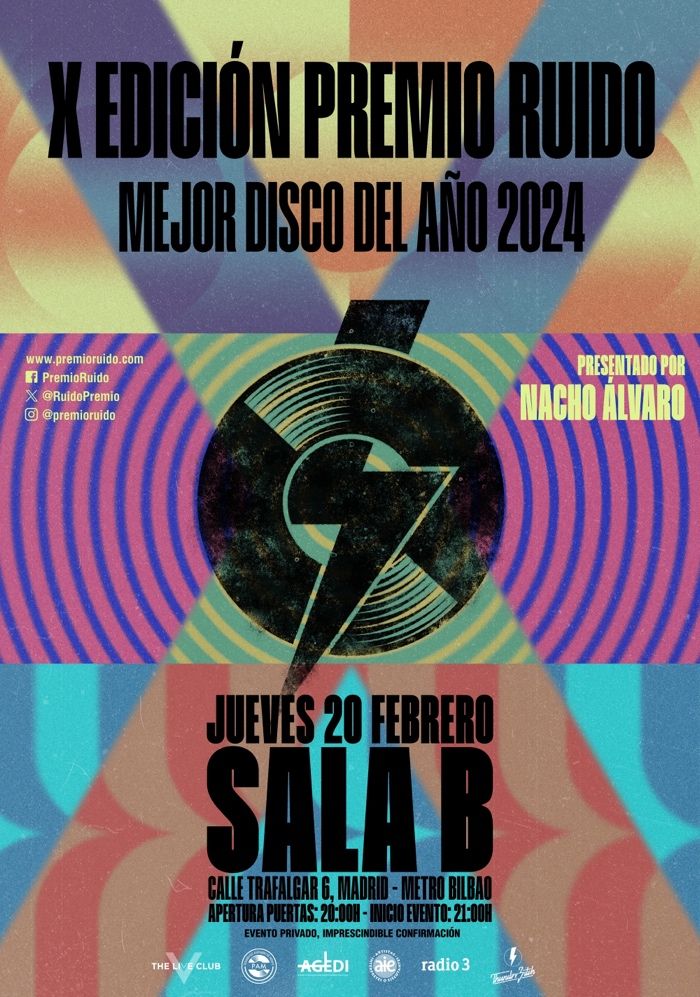 X PREMIO RUIDO, EL 20 DE FEBRERO EN MADRID - revistaindie.com