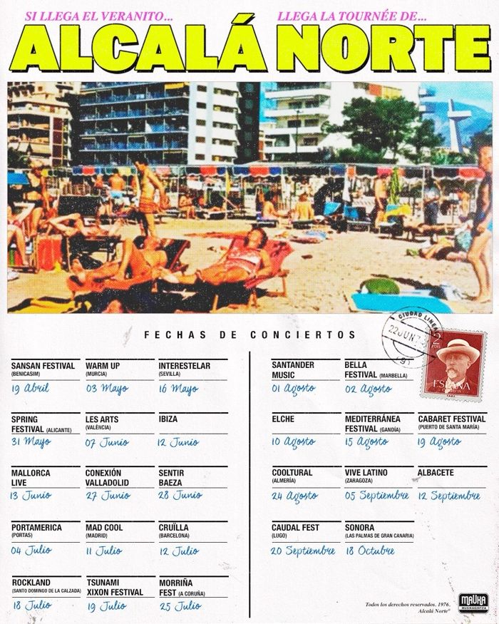 ALCALÁ NORTE PRESENTA SU GIRA DE FESTIVALES 2025 - revistaindie.com